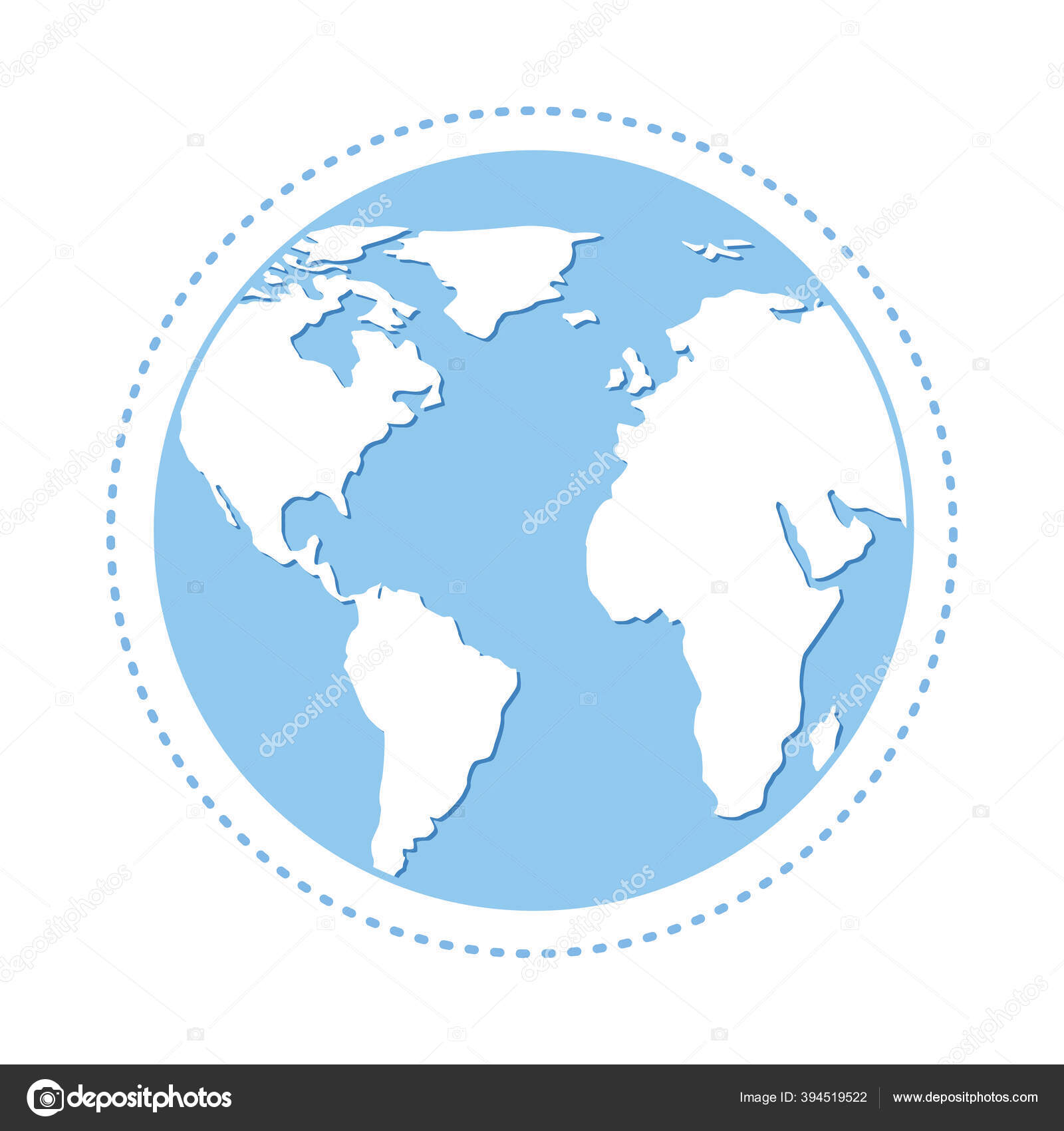 World planet earth isolated icon Stock Vector by ©yupiramos 394519522