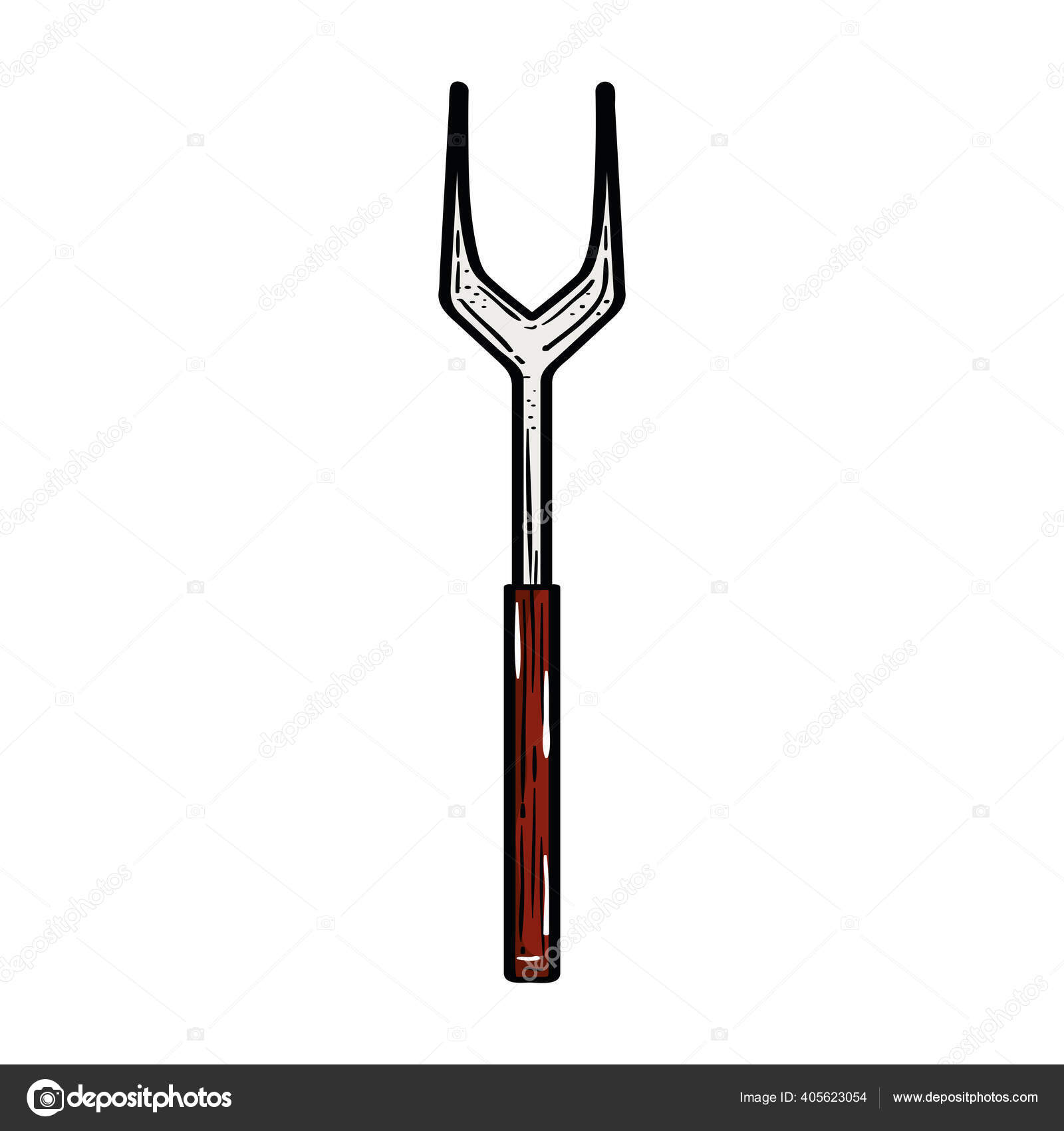 Grill Fork Vector