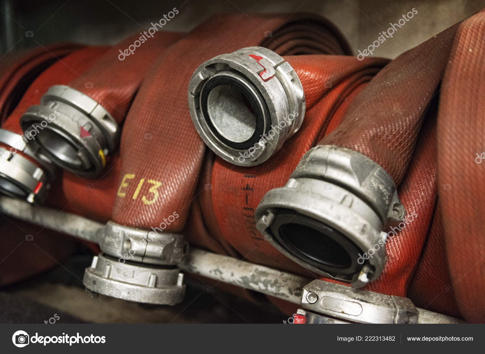 Red Fire Pumps Real Squad Fire Truck Chicago Fire Department — Stock ...