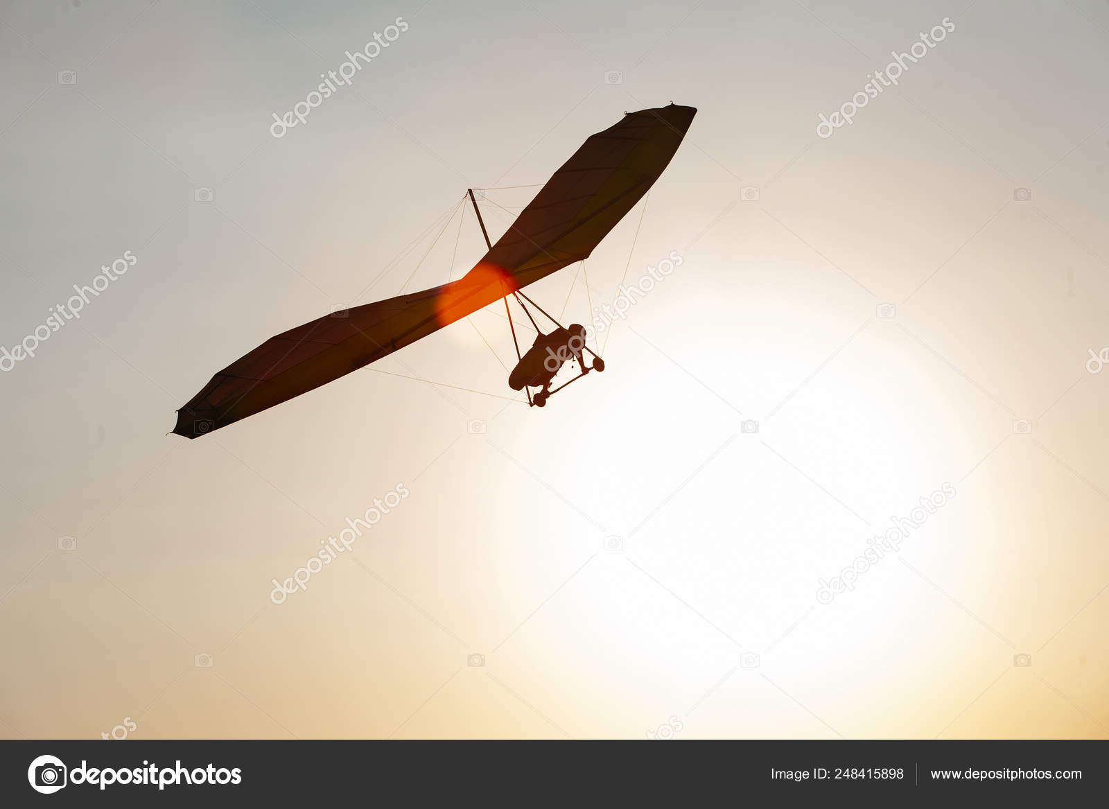 Hang Gliding Sunset