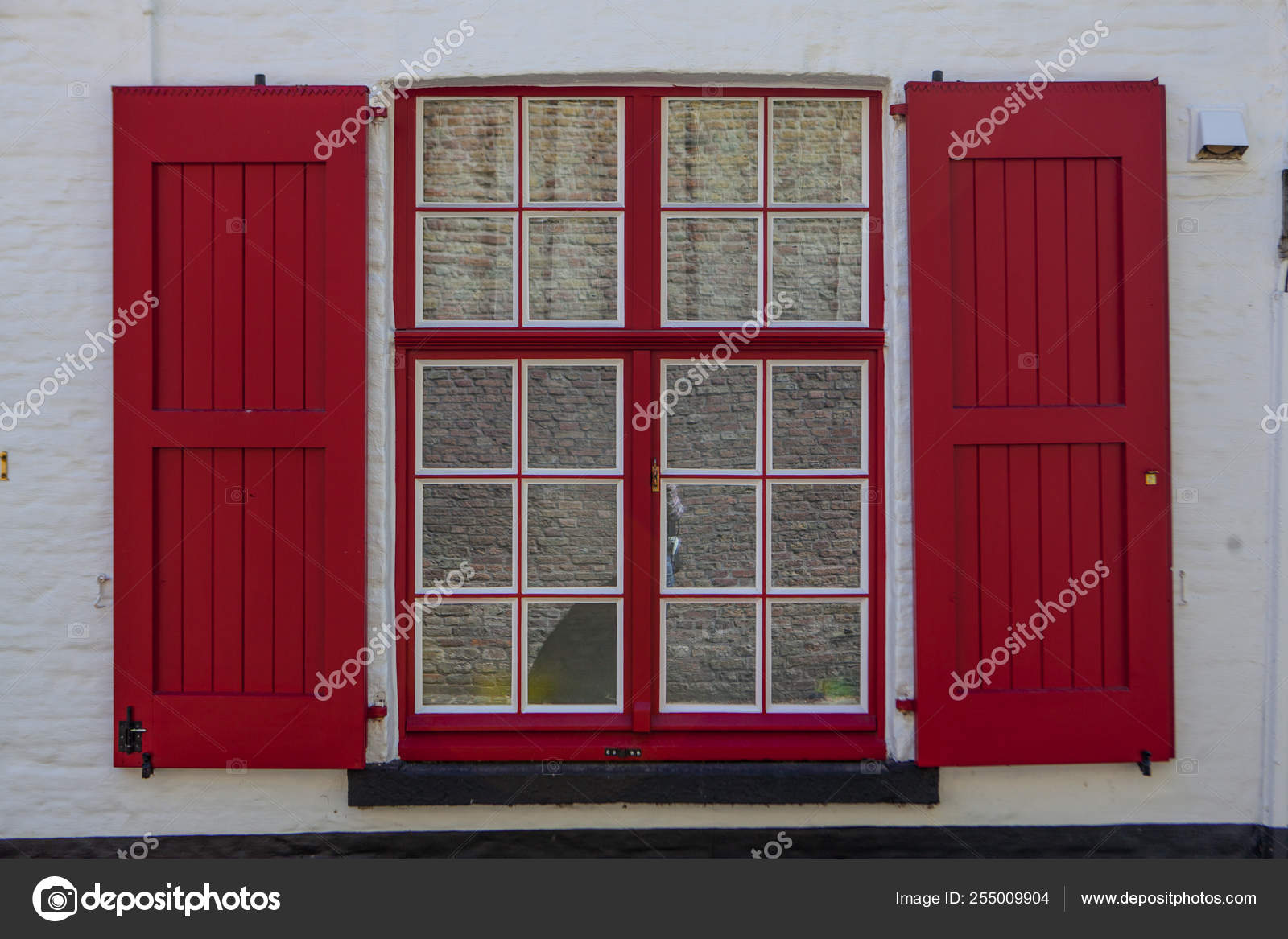 Red Greek Style Window Stock Photo by ©Alexandra Lande 255009904