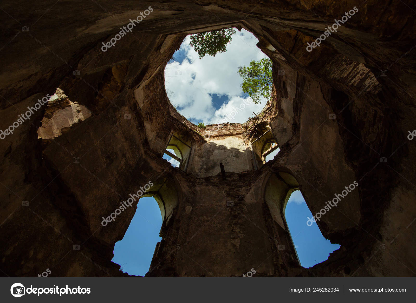 Ruins Old Castle Village Chervonograd Ternopil Region Ukraine Stock ...