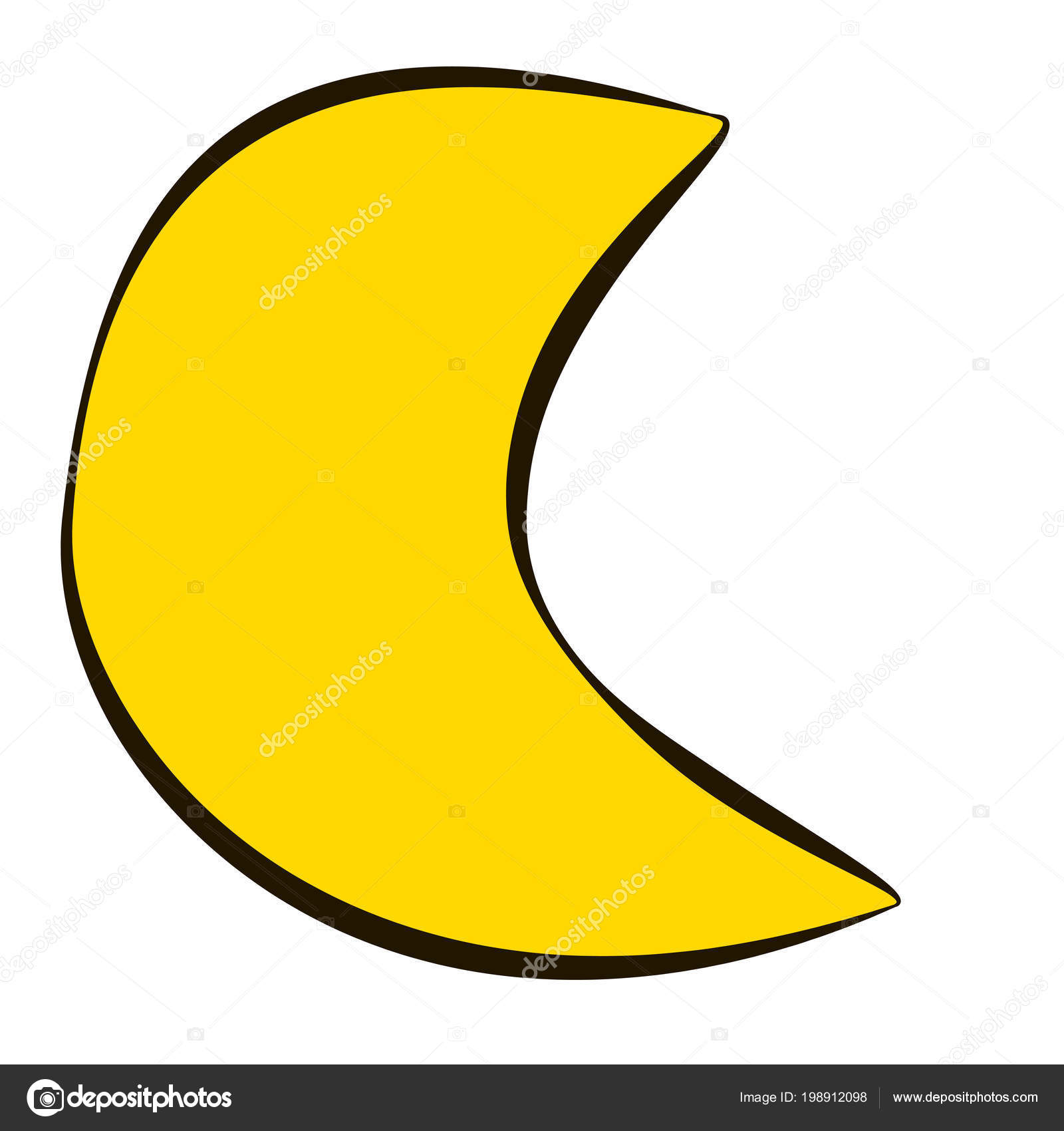 Disegno Luna Per Bambini - Disegni HD