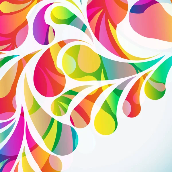 Abstract colorful arc-drop background. Vector. Stock Vector Image by ...