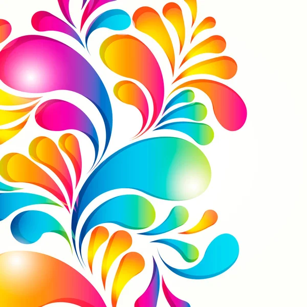 Abstract background with bright teardrop-shaped arches. Stock Vector by ...