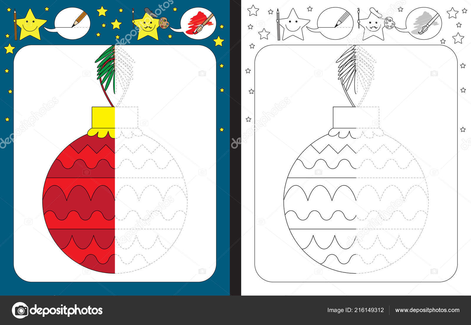 Hoja Trabajo Preescolar Para Practicar Habilidades Motoras Finas Trazar ...