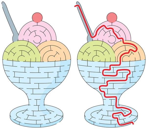 189 Ice cream maze Vector Images - Free & Royalty-free Ice cream maze ...