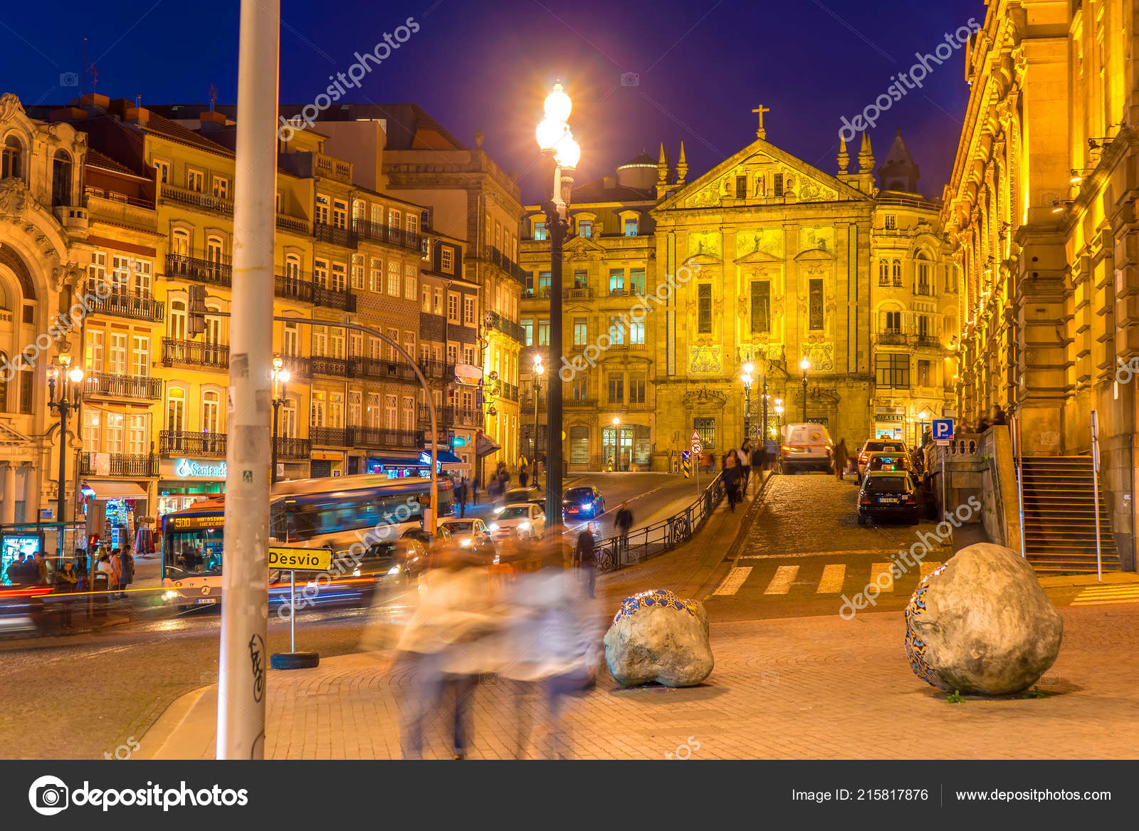 The historic architecture of Porto city center – Stock Editorial Photo ...