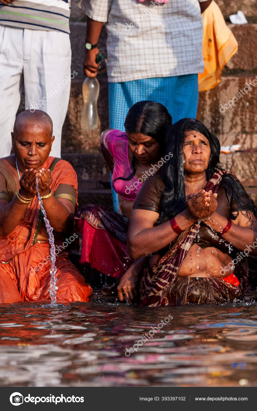 Tribal Women Bathing