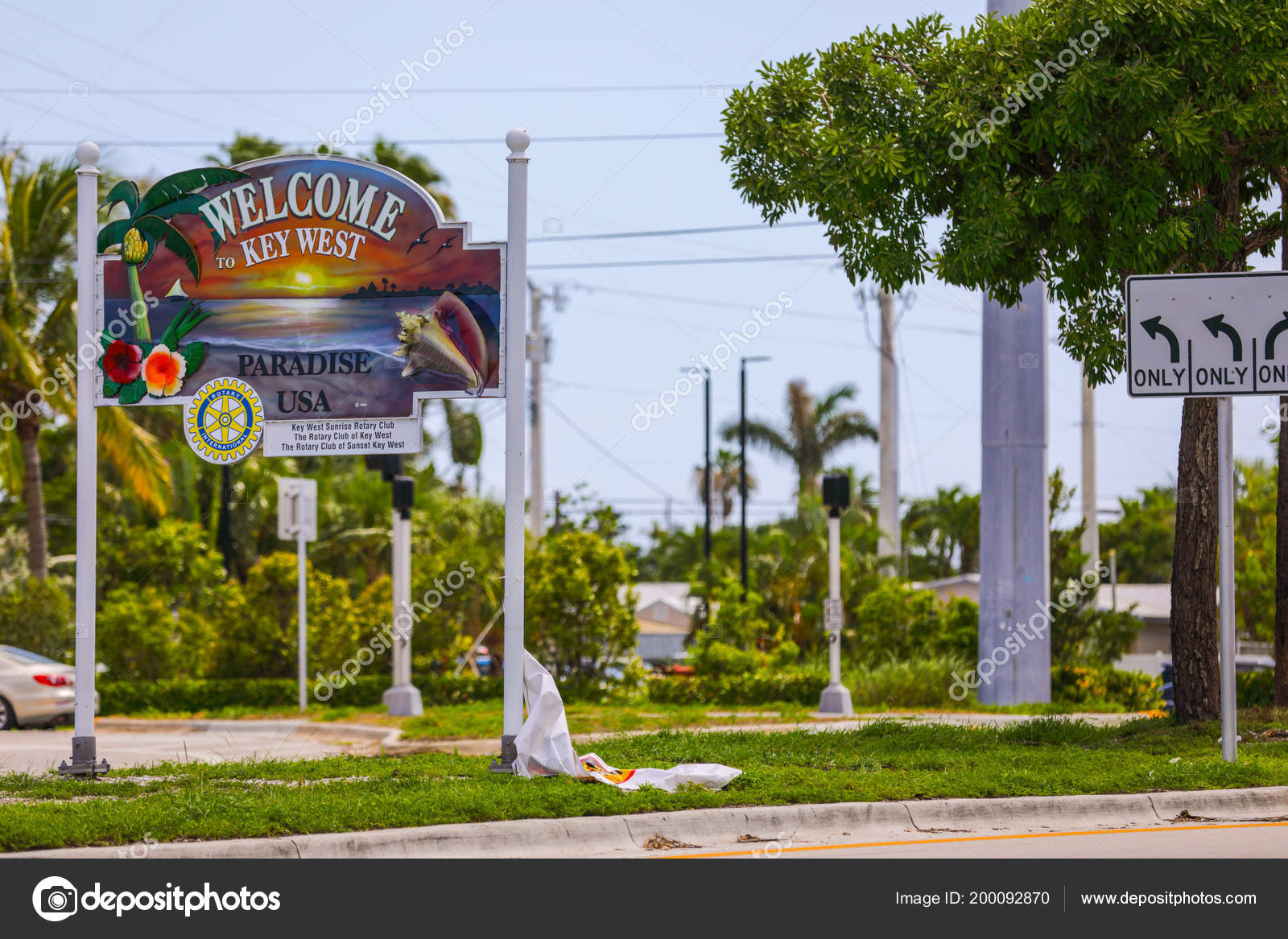 Key West Florida Usa June 2018 Summer Time Street Photos — Stock ...