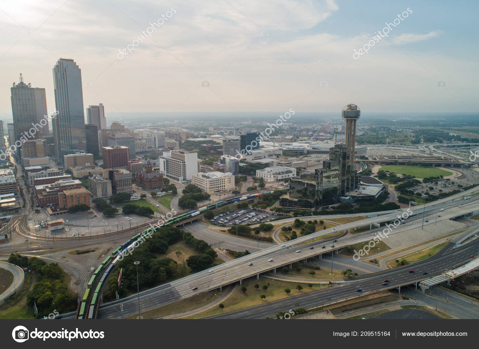 Aerial Image Downtown Dallas Texas — Stock Editorial Photo © felixtm ...