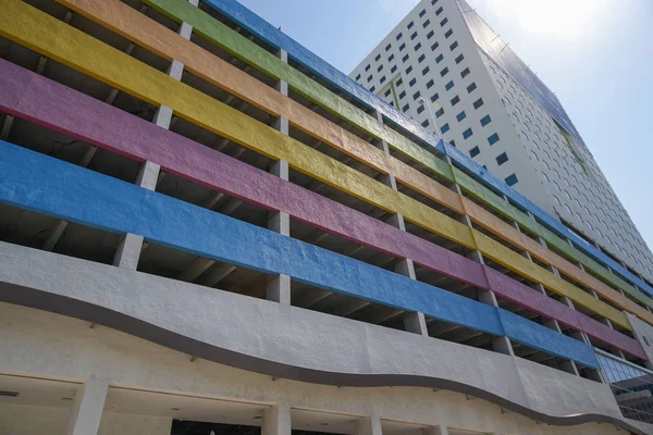 Facade of the Florida Transit and government building Downtown Miami ...
