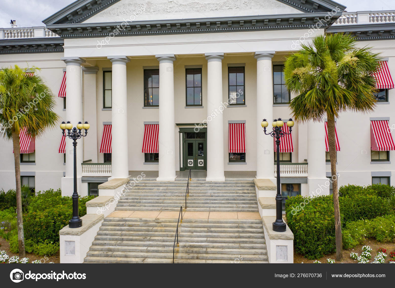 Aerial photo Florida State Capitol Building Tallahassee – Stock ...