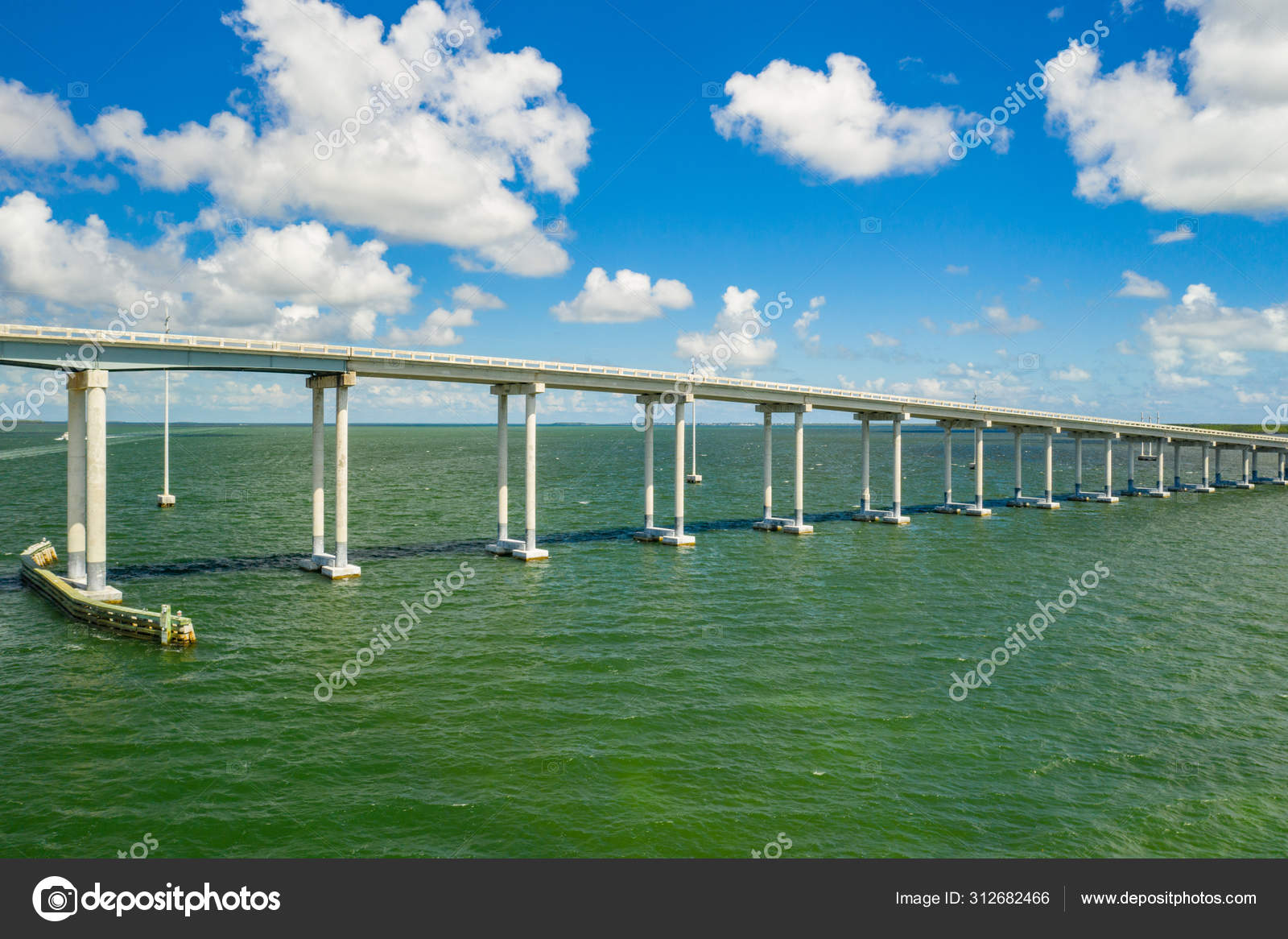 Aerial photo of the Monroe County Toll Bridge Card Sound Road to ...