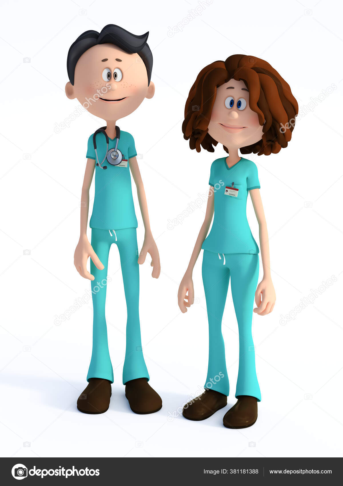 Doctor With Stethoscope Animation