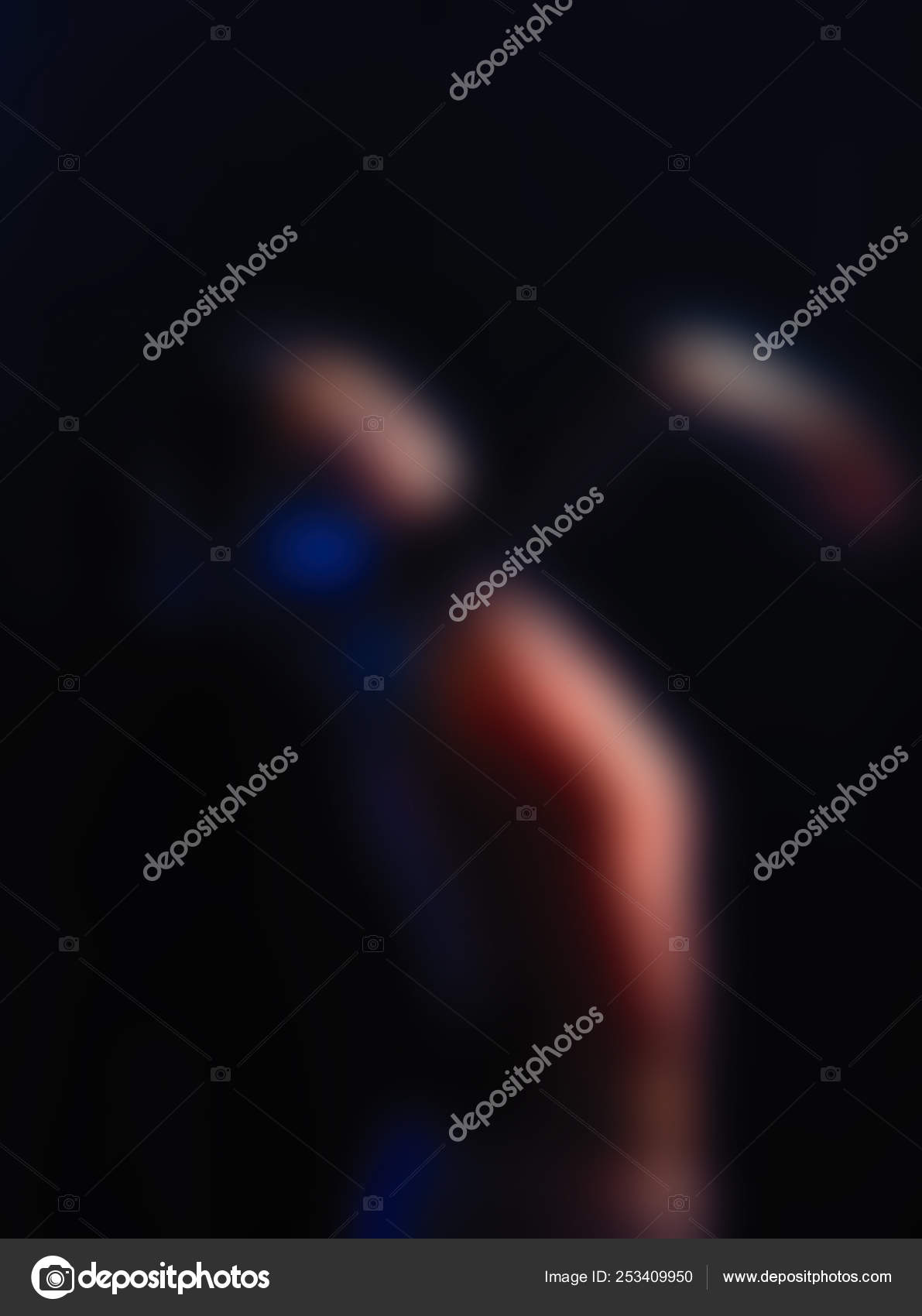Contemporary dance performance theme blur background — Stock Photo ...