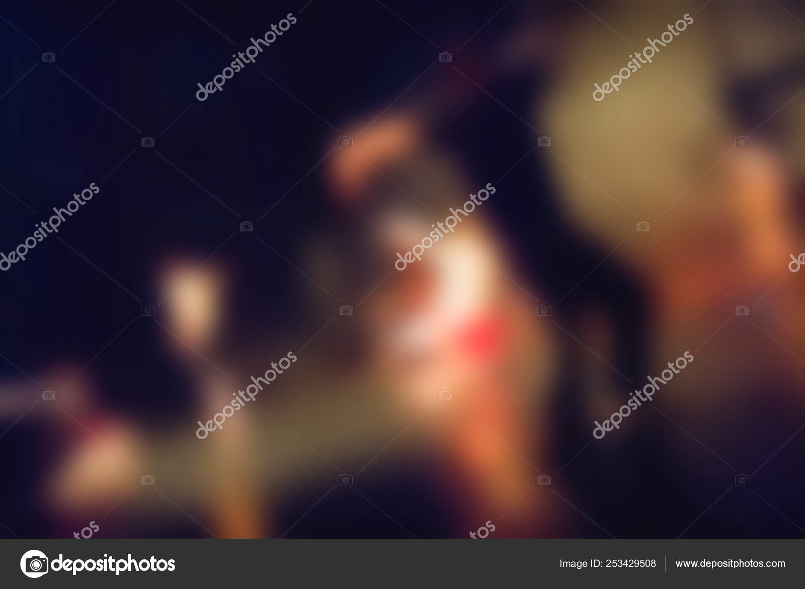 Contemporary dance performance bokeh blur background Stock Photo by ...