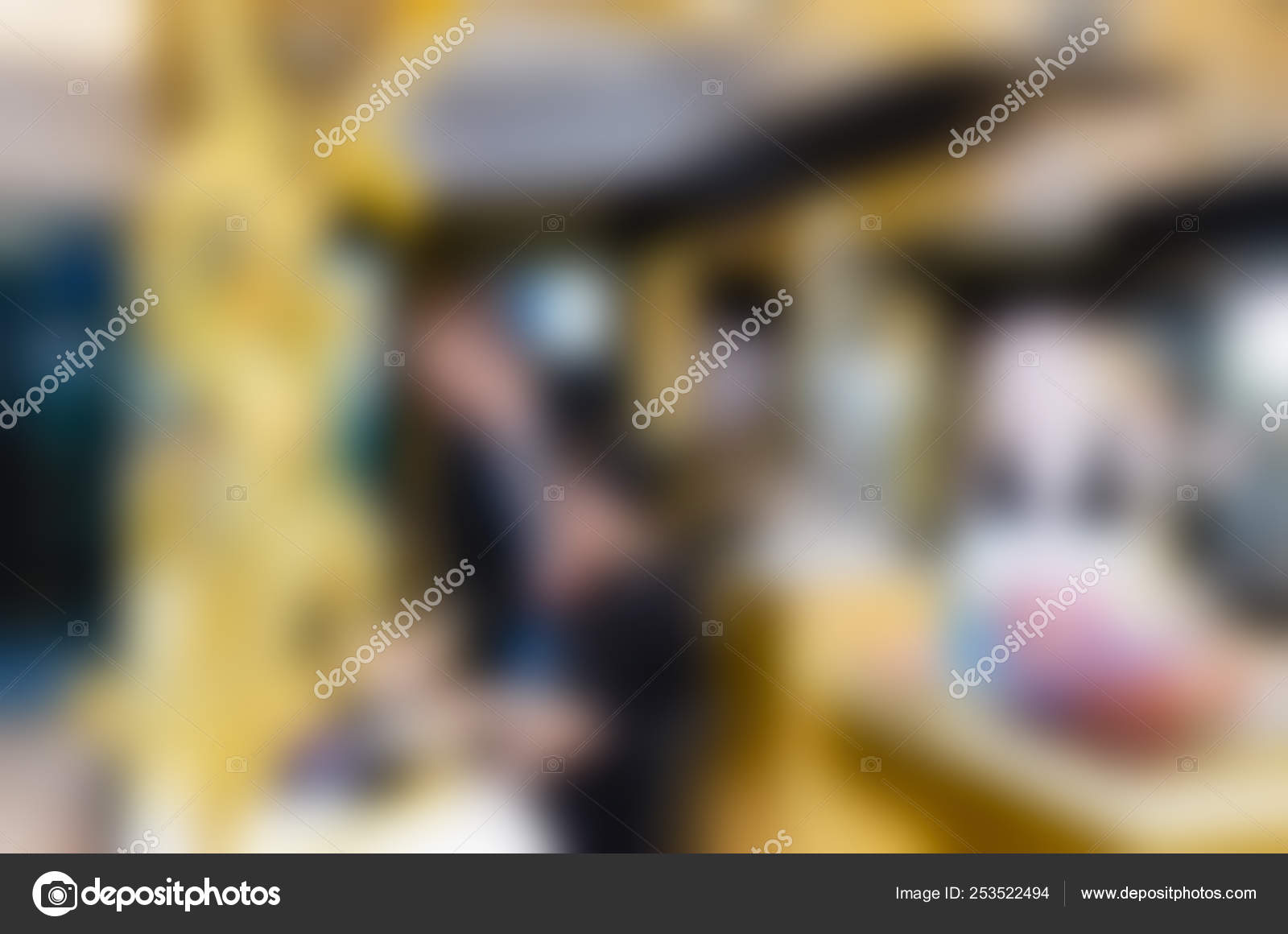 Makeup artist and model theme blur background Stock Photo by ...