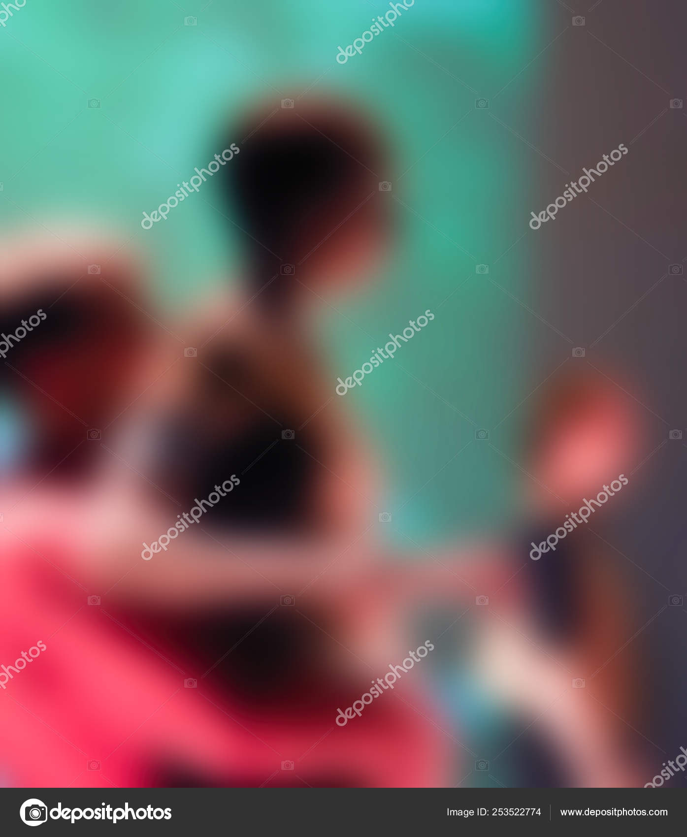 Contemporary dance performance theme blur background — Stock Photo ...