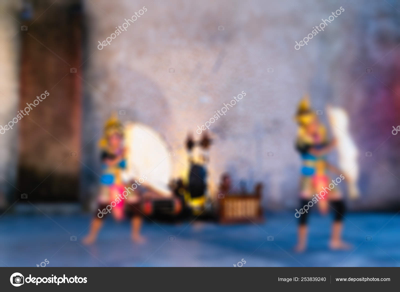 Traditional Bali dance blur background Stock Photo by ©nikitabuida ...