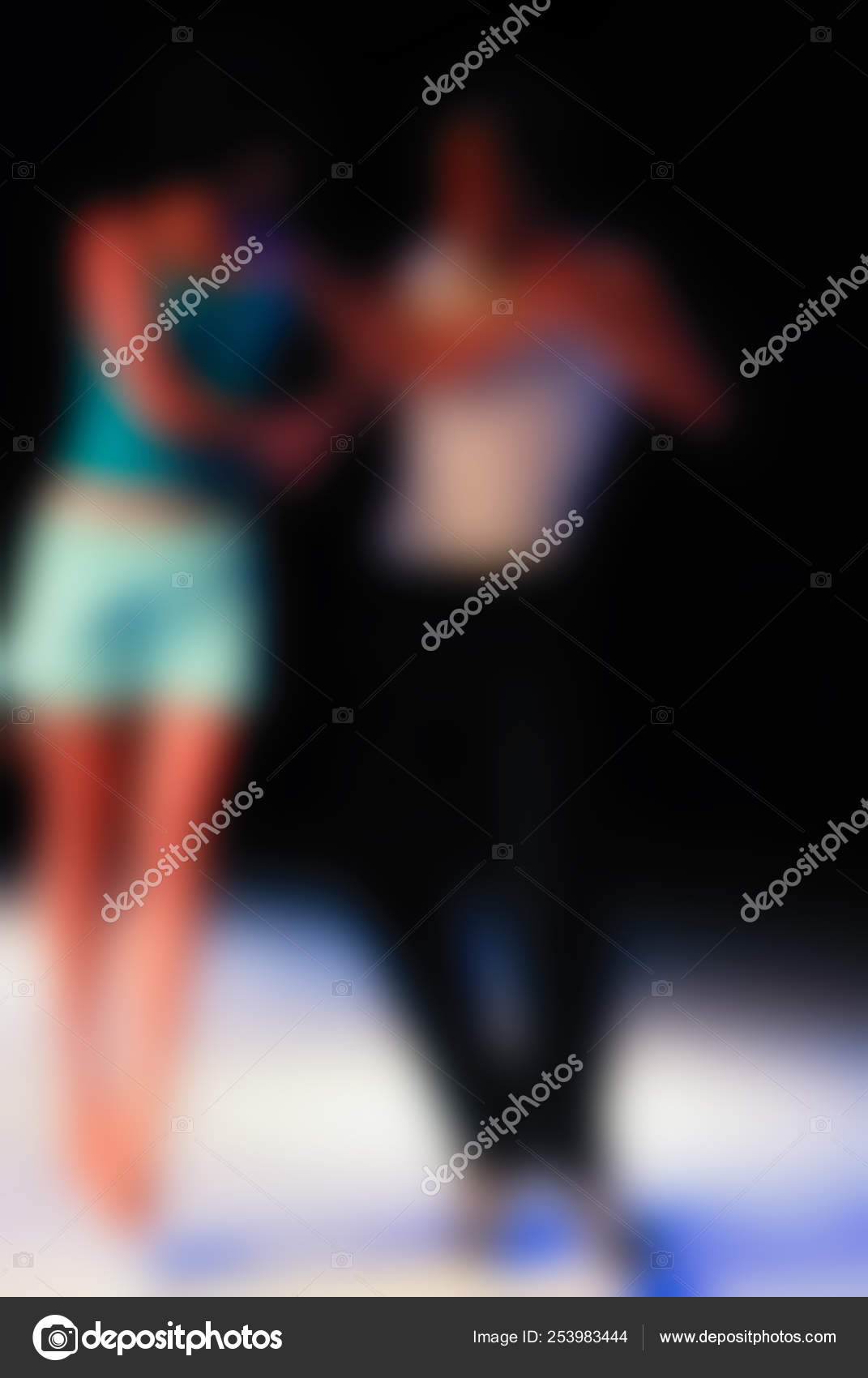 Contemporary dance performance bokeh blur background Stock Photo by ...