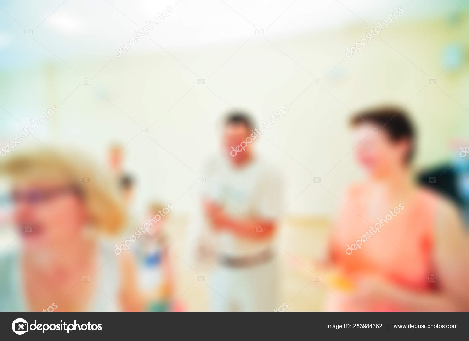Kids activity animation blur background — Stock Editorial Photo ...