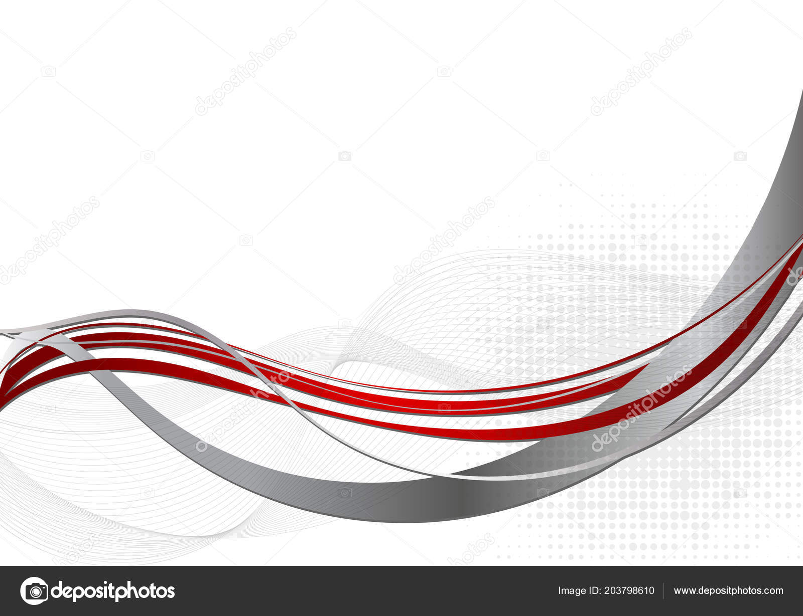 Red Gray Abstract Wave Background Vector Illustration Stock Vector by ©kanawatvector 203798610