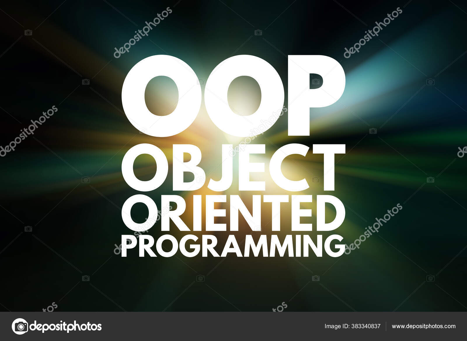 Oop Object Oriented Programming Acronym Technology Concept Background ... Oop Object Oriented Programming Acronym Technology Concept Background ...