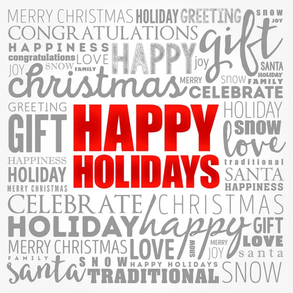 Happy holidays words Stock Photos, Royalty Free Happy holidays words ...