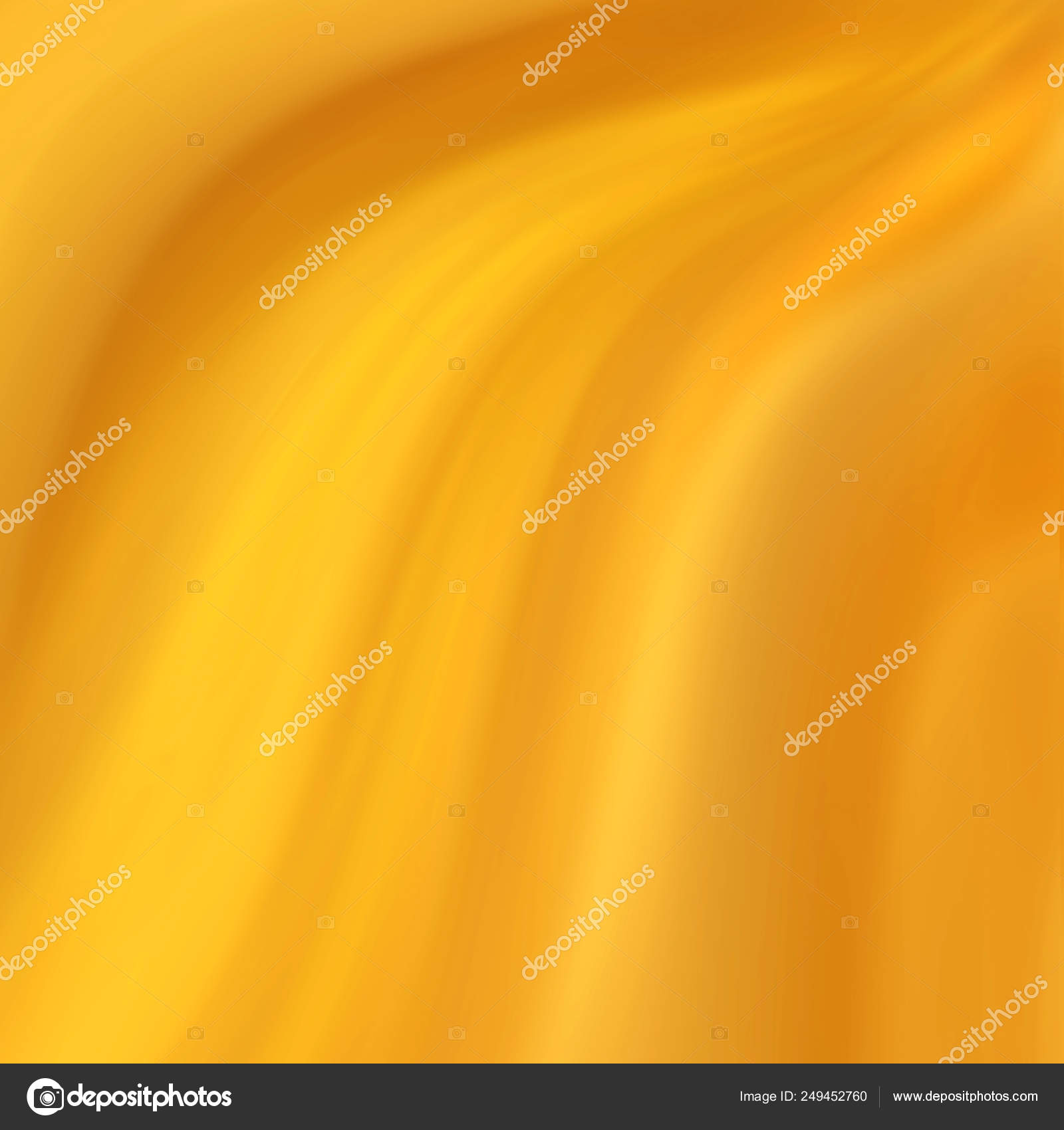 Elegant Luxury Yellow Gold Background Wavy Draped Folds Cloth Smooth ...