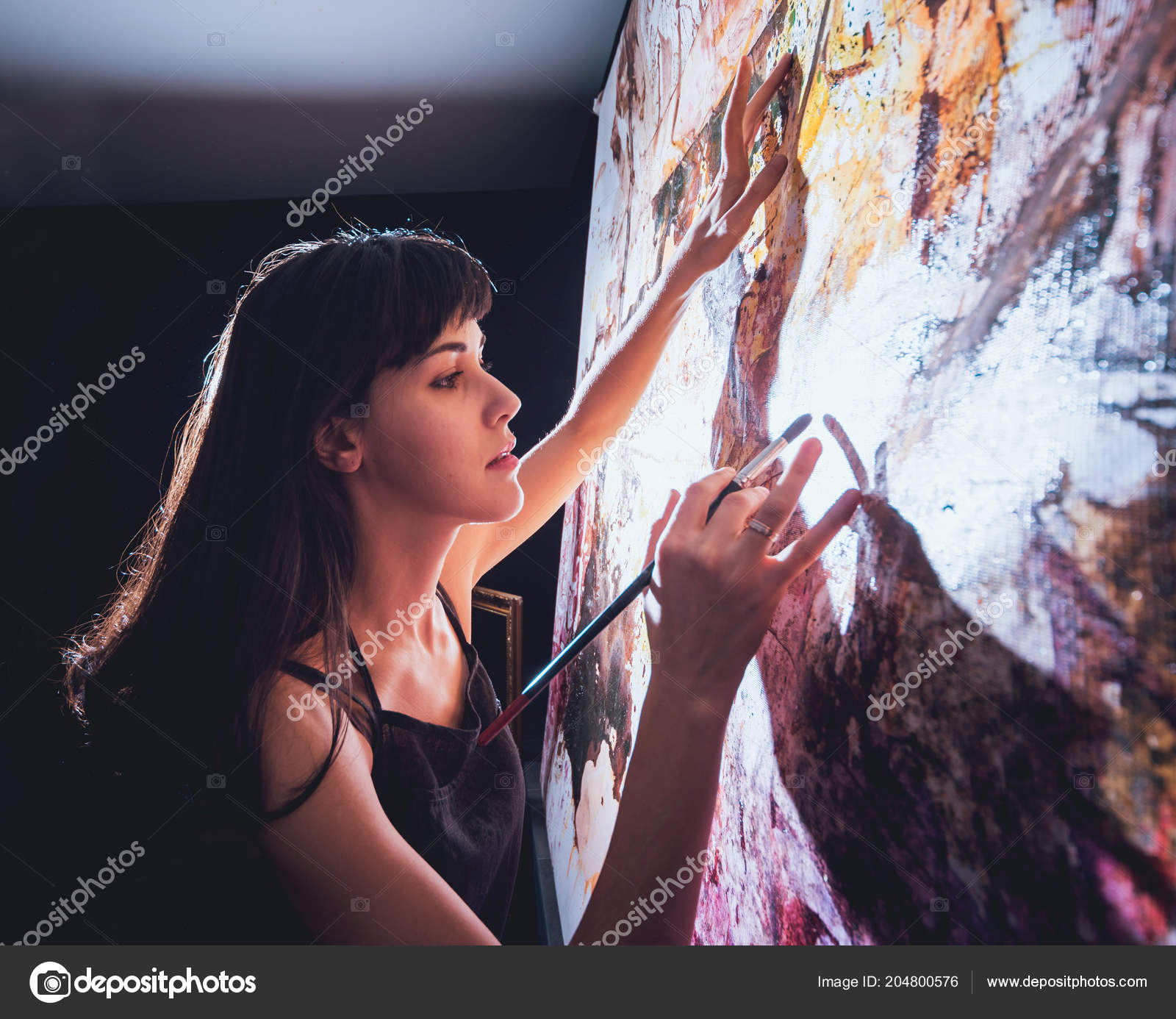 Young Artist At Work