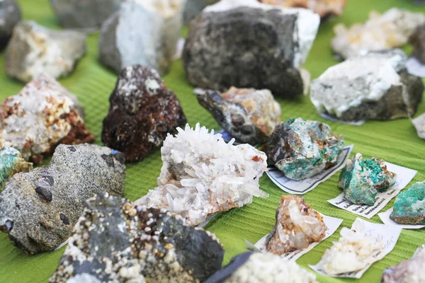 Collection of gems and minerals — Stock Photo © jonnysek #24307385