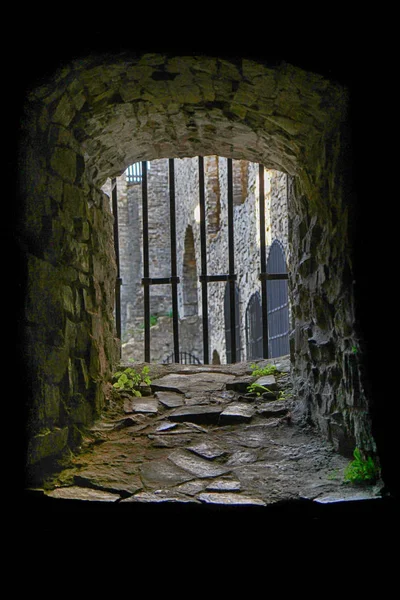 Very Old Prison Window Nice Background — Stock Photo © jonnysek #209720218