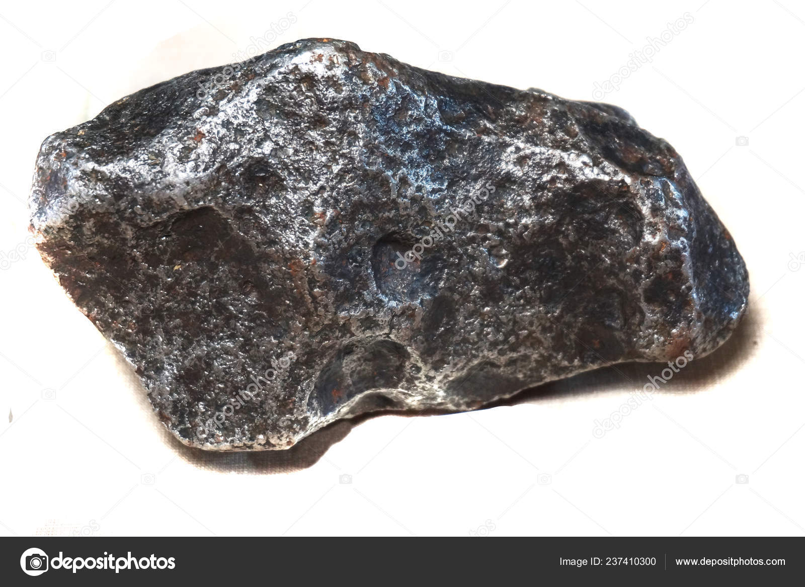 Meteorite Metal Mineral Nice Piece Cosmos — Stock Photo © jonnysek ...