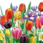 Flower Garden Stock Vector Image by ©BasheeraDesigns #3003101