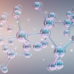 Modern digital molecule structure 3D rendering Stock Photo by ©sdecoret ...