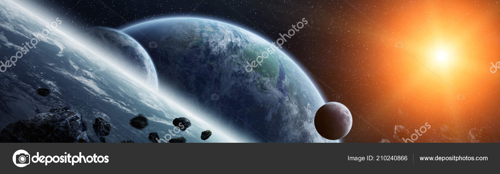 Panorama View Of Solar System