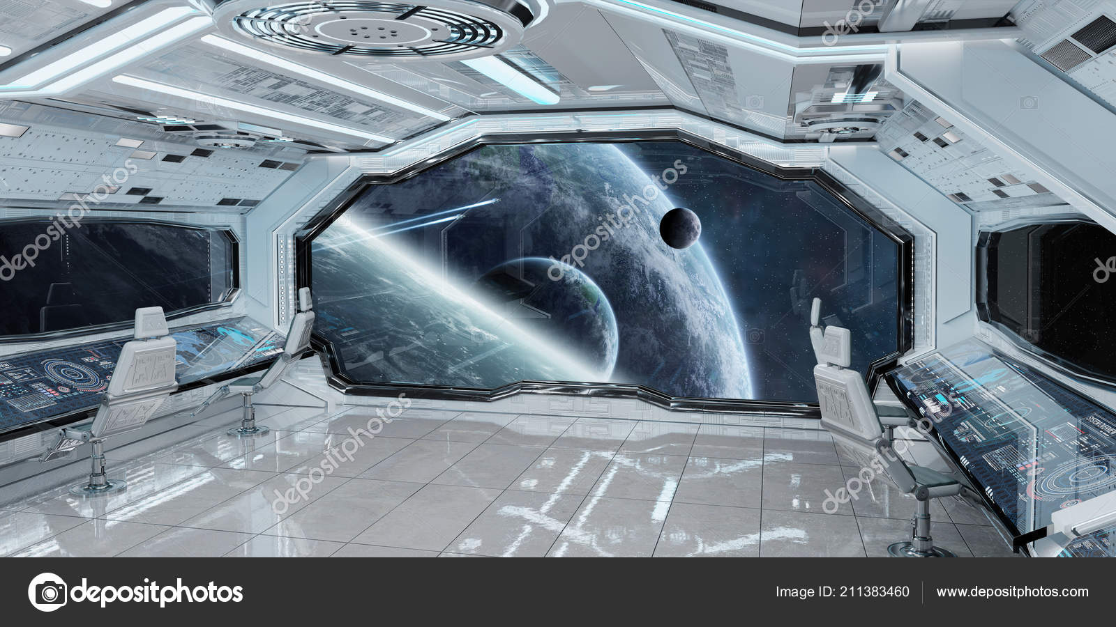 Nasa Spaceship Interior