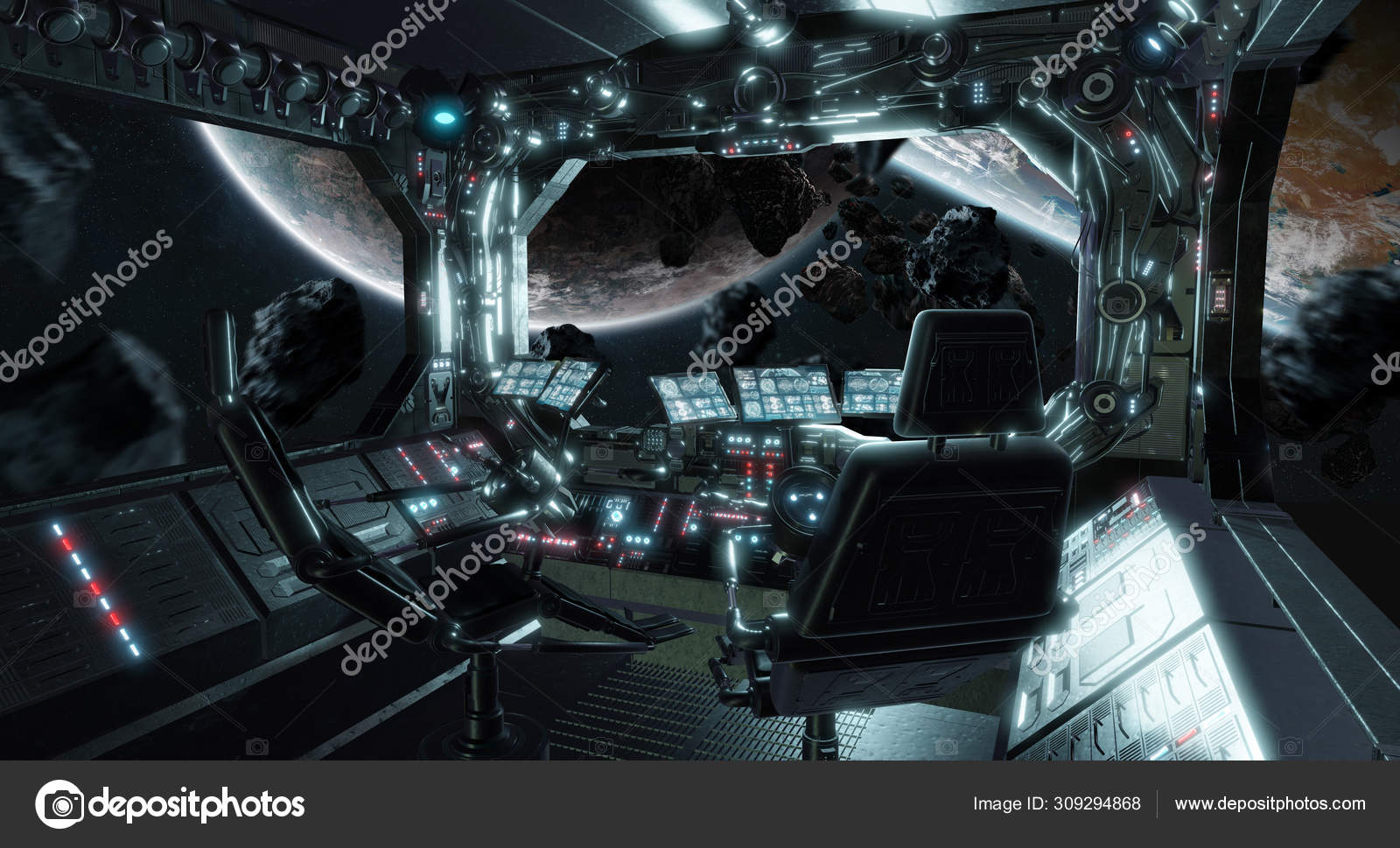 Nasa Spaceships Rooms