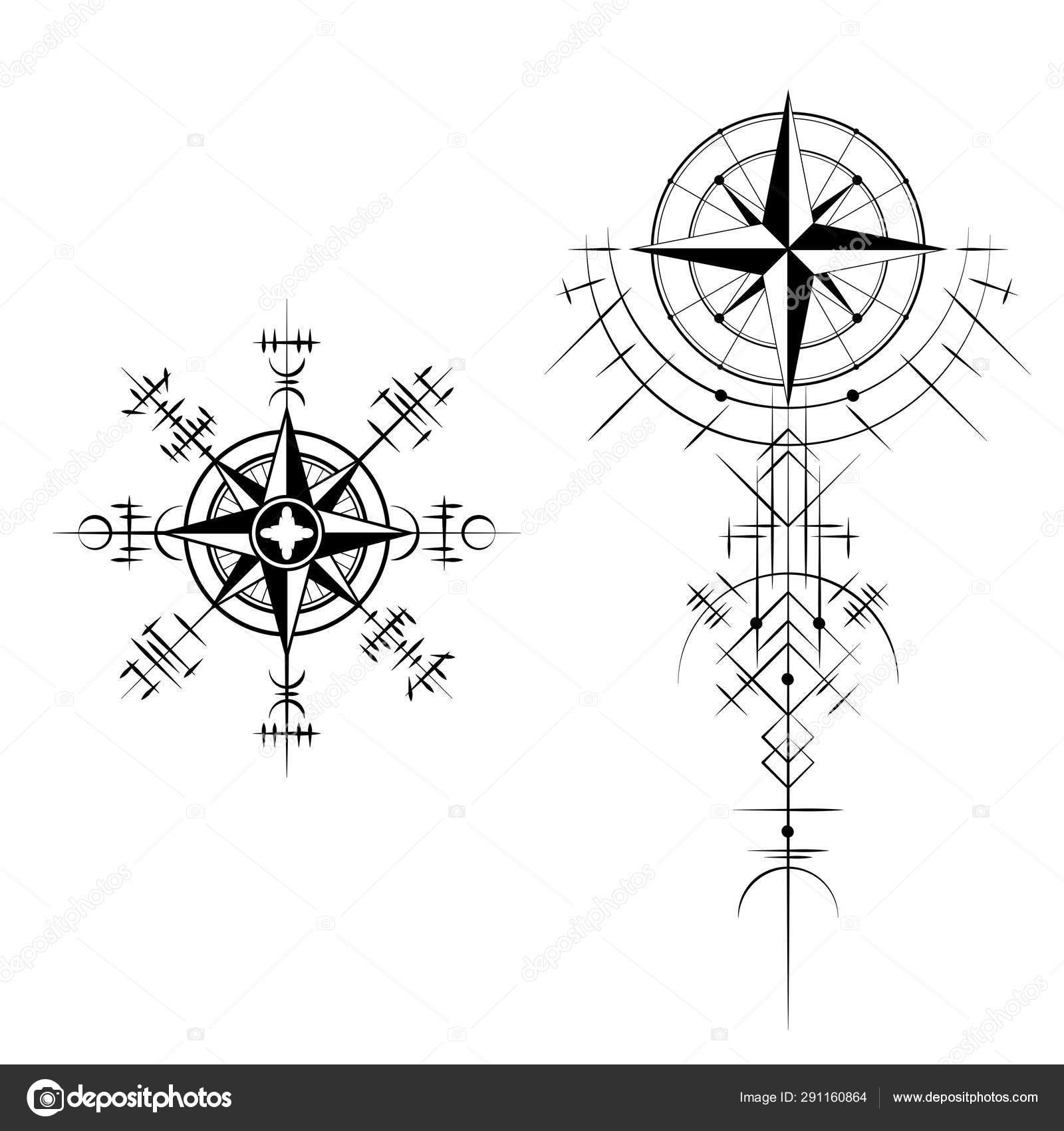 Ancient Compass Symbols