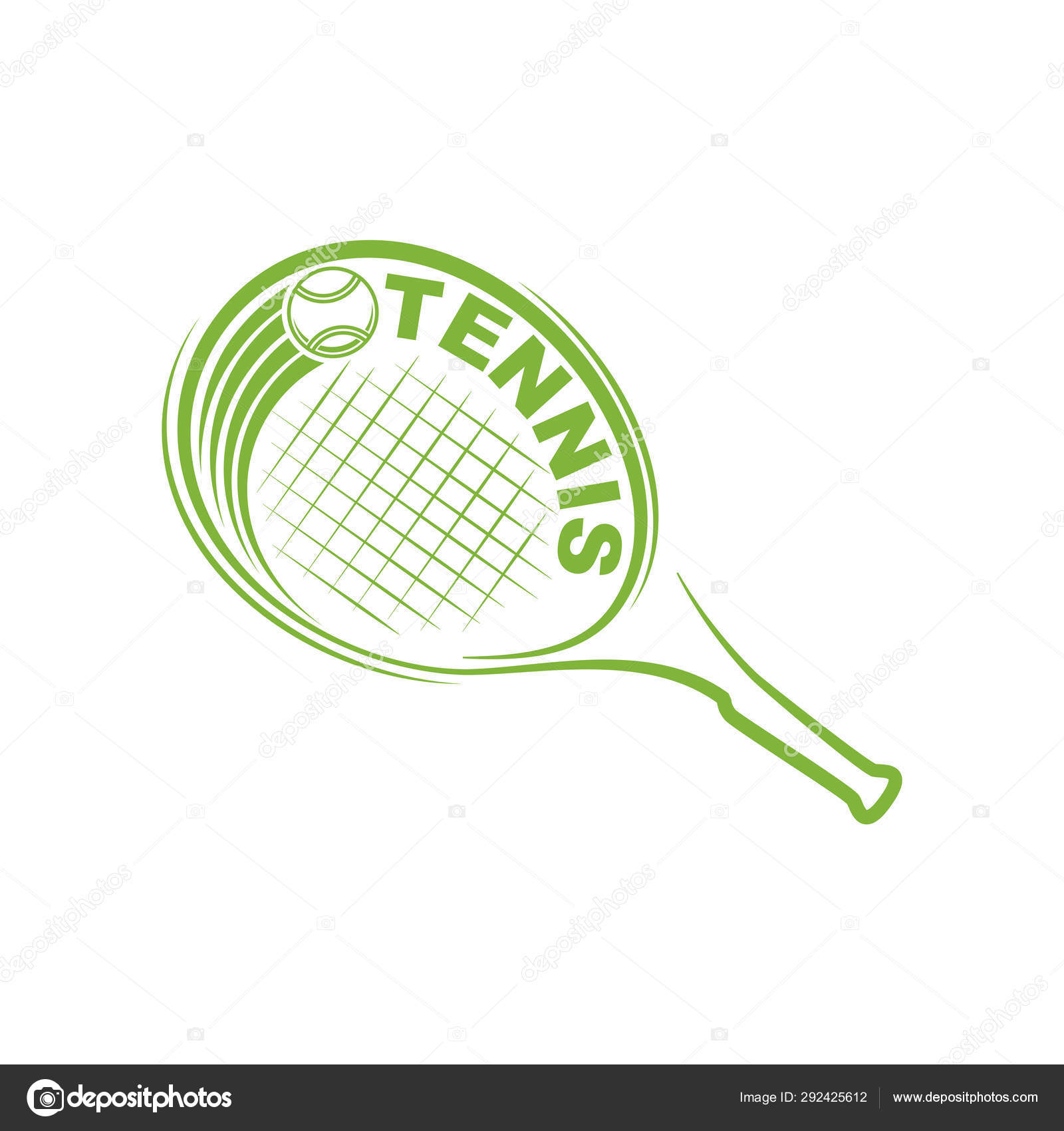 Tennis outline silhouette symbol background Stock Vector Image by ...