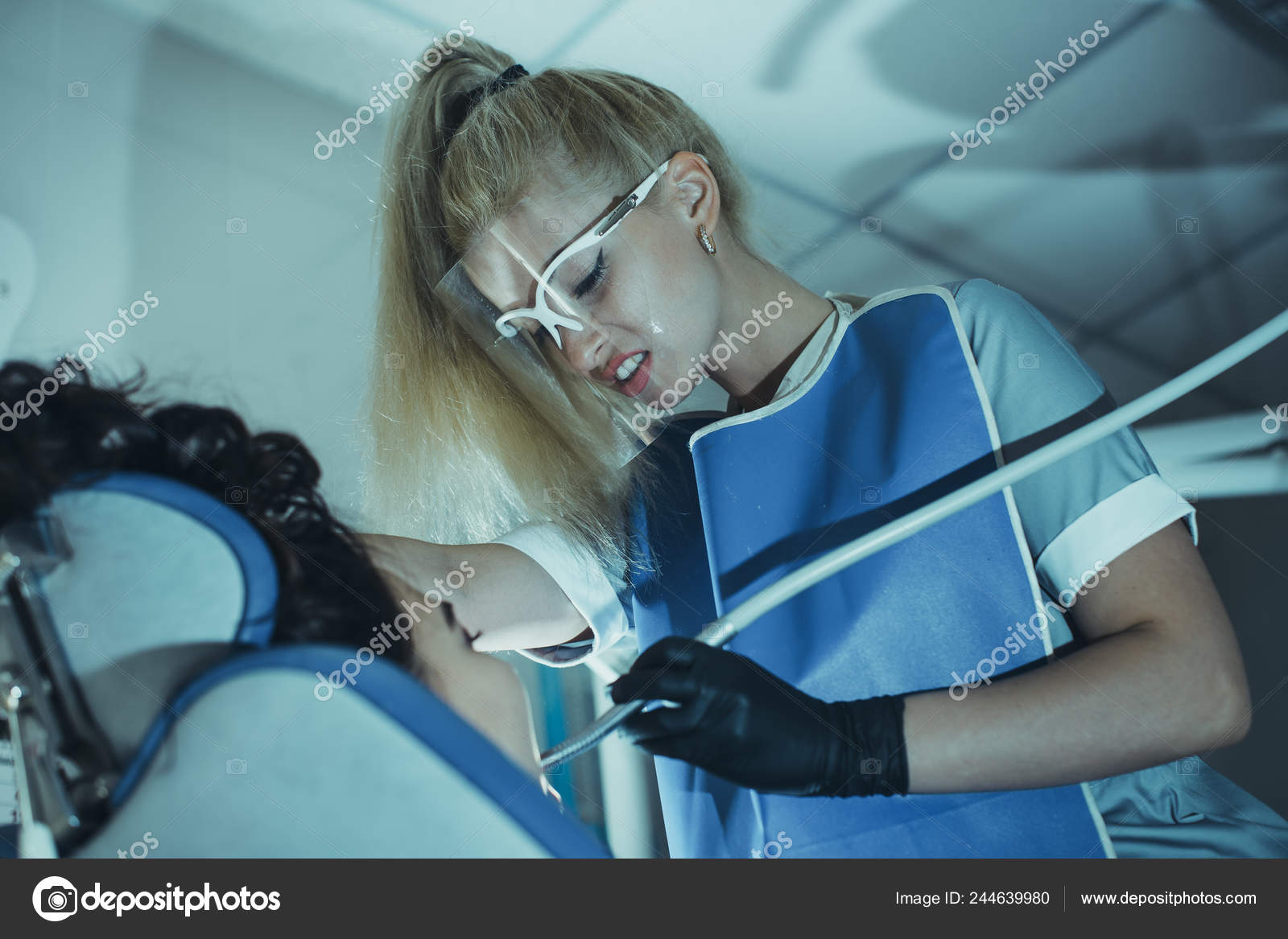 Horror scene in dentist office Stock Photo by ©dimabl 244639980