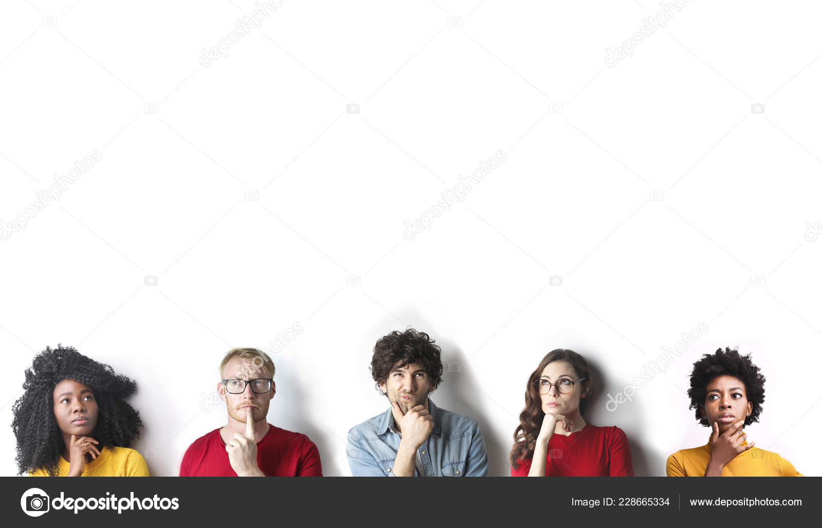Group Of People Thinking Group Of People Thinking