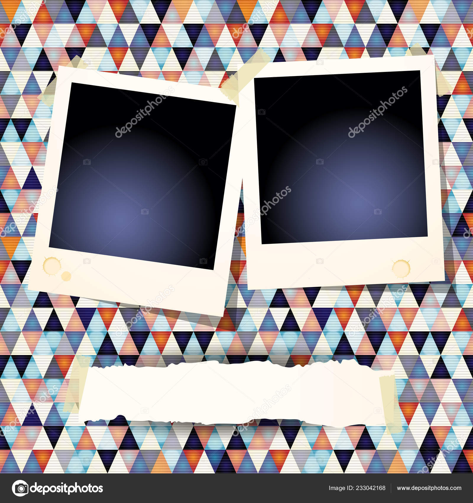 Photo Frames Banner Abstract Background Stock Vector Image by ...