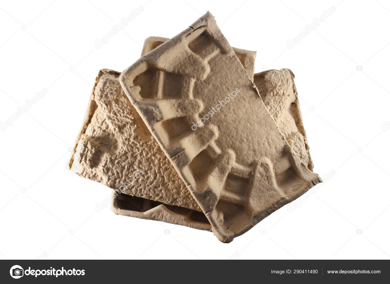 Torn Cardboard Trays — Stock Photo © newlight #290411490
