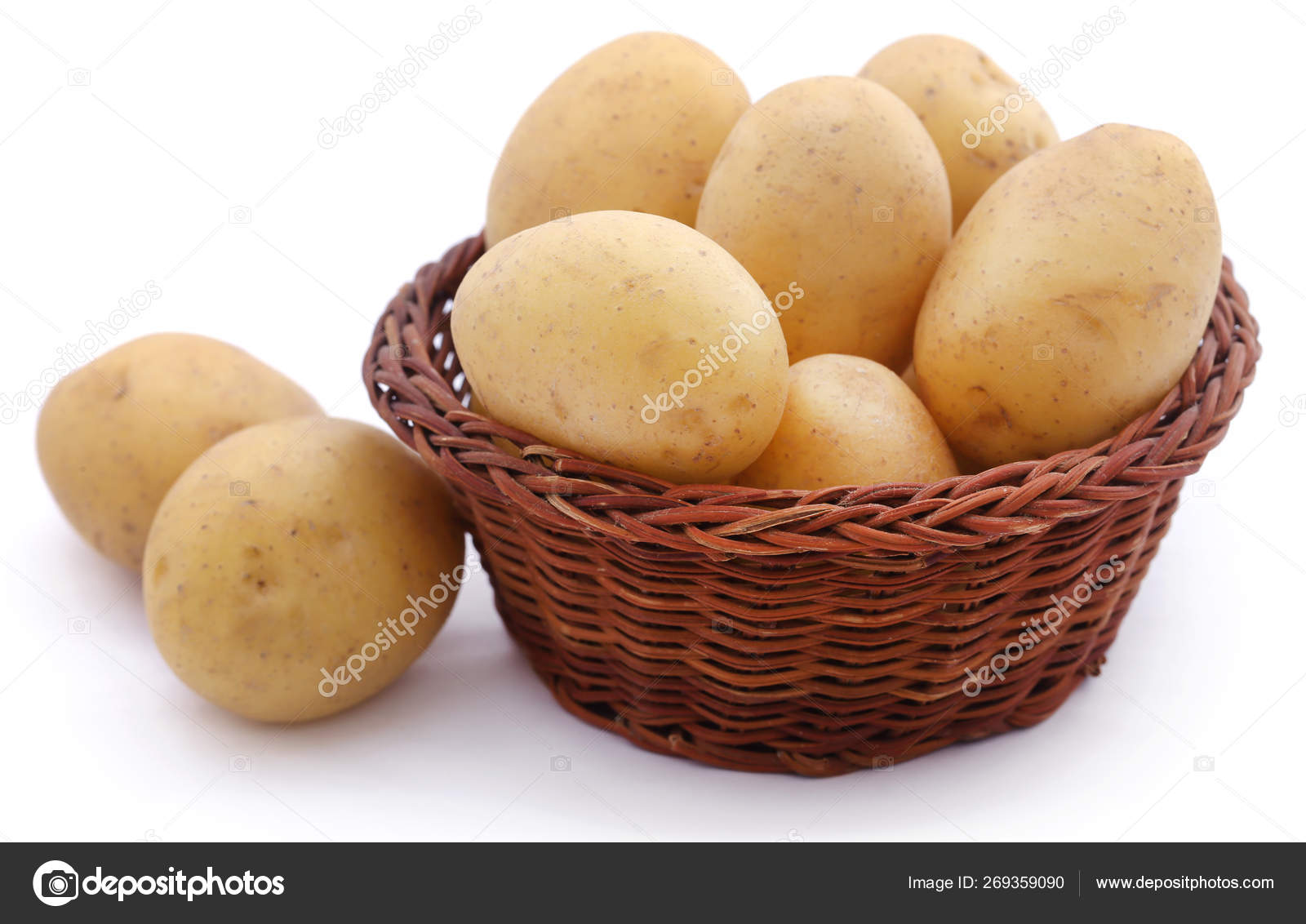 Fresh whole potatoes — Stock Photo © bdspn74 #269359090