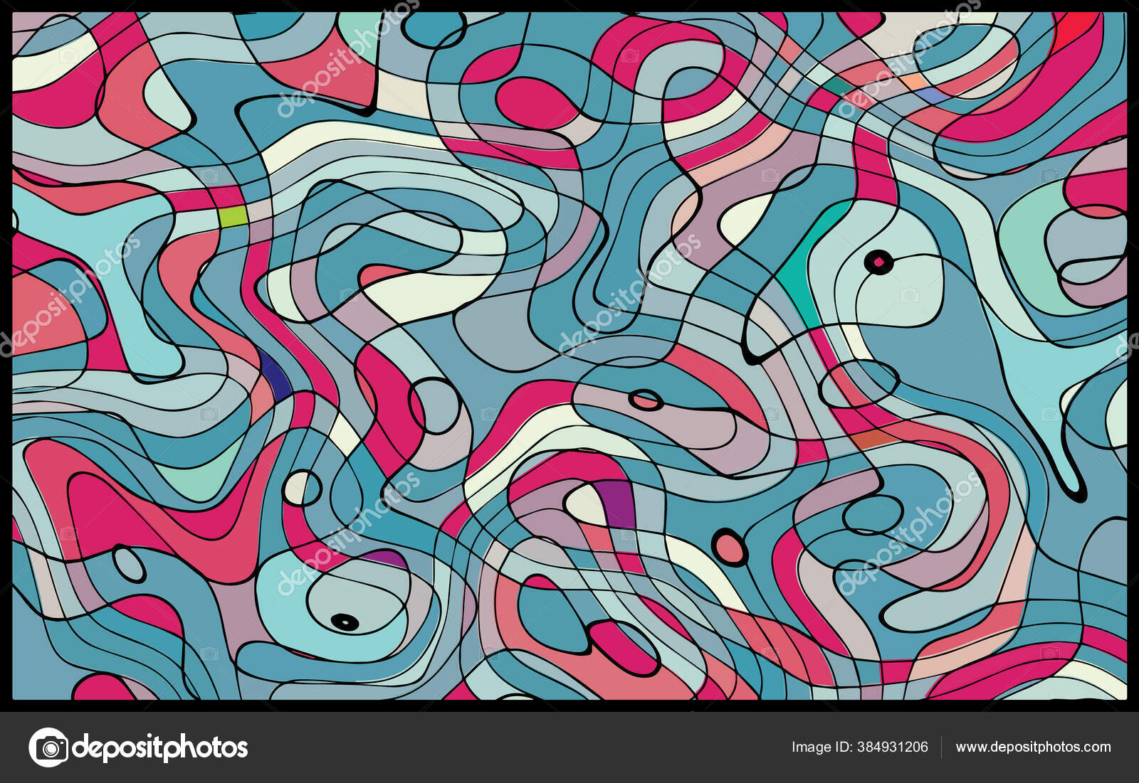 Wavy Abstract pattern background Stock Vector Image by ©archetype ...