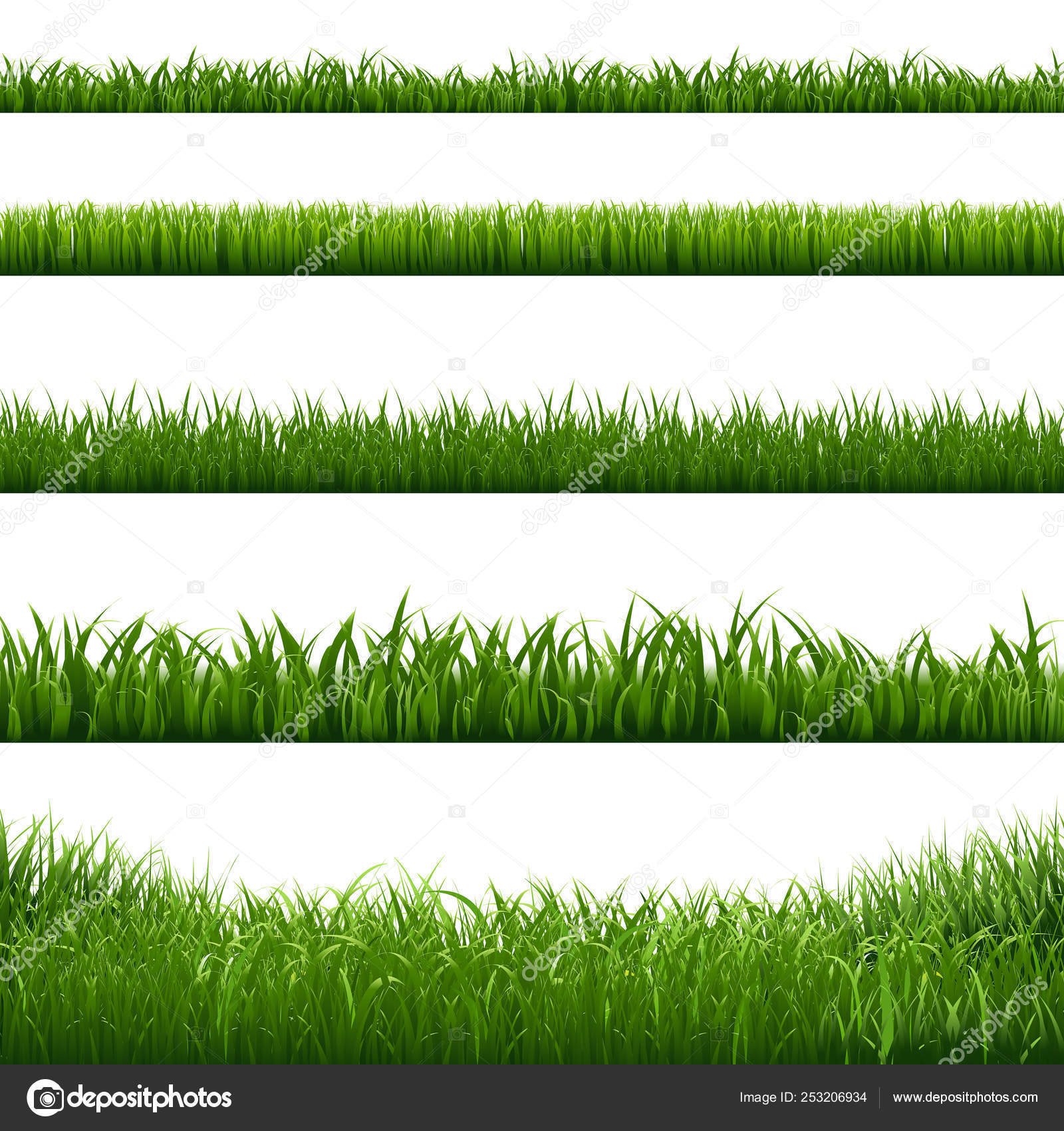 Grass Frame Borders Vector Illustration Stock Vector Image by ©adamson ...
