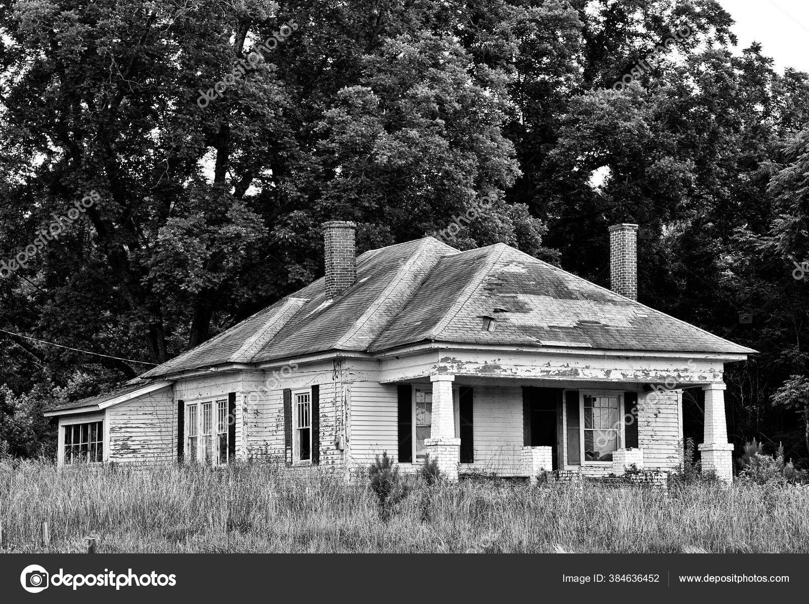 Abandoned Run Farmhouse Stock Photo by ©EyeMark 384636452