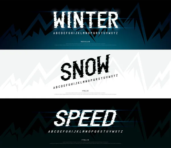 Cold lettering imágenes de stock de arte vectorial | Depositphotos